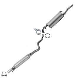 2005 Toyota Echo 1.5L Base Sedan 2-Door Resonator Pipe Muffler Exhaust ...