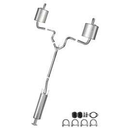 2012 Nissan Altima SR Sedan 4-Door 3.5L Resonator pipe Muffler Exhaust ...