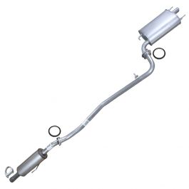 2017 Toyota Camry L Sedan 2.5L Int Resonator pipe Exhaust Muffler kit ...