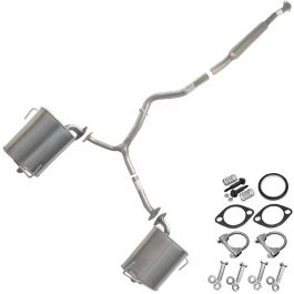 2012 Subaru Forester XSL 2.5L Stainless Steel Resonator Muffler Exhaust ...