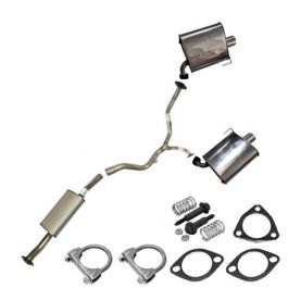 2008 Subaru Outback Wagon 2.5L Stainless Steel Resonator Mufflers ...