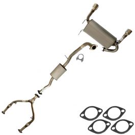 2008 FX35 Stainless Steel Flex Ypipe Resonator Muffler Exhaust System ...