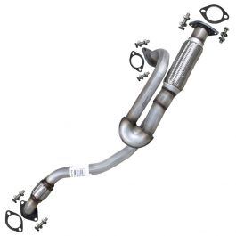 Stainless Steel Northeastern Exhaust-2011 GMC Acadia V6 3.6L Exhaust Y ...